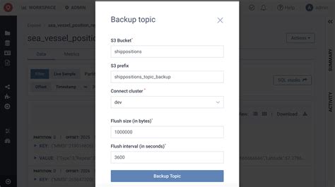 Lenses 53 Robust Kafka With Single Click Topic Backuprestore Blog