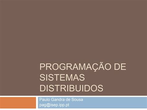 Patterns For Distributed Systems Pptx