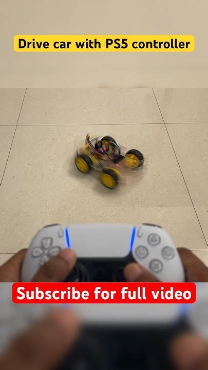 Drive Rc Car With Ps5 Controller Shorts Ps5 Hashincludeelectronics Esp32 Youtube