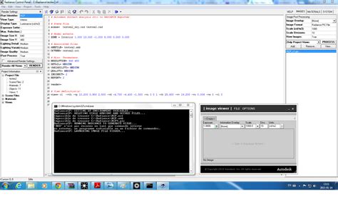 Render Parameters To Radiance Export Autodesk Community