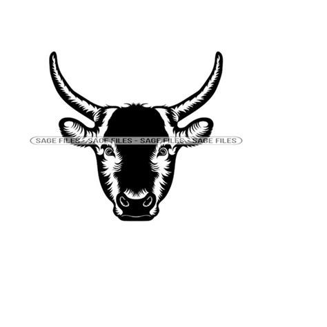 Bull Face Svg Bull Svg Ox Svg Bull Head Svg Bull Clipart Inspire