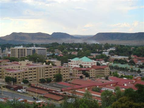 Lesotho Government Complex In The Capital Maseru World Travel Guide