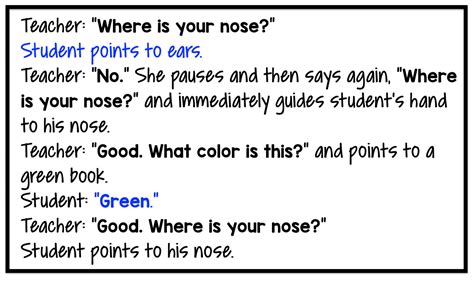 Error Correction Procedures The Autism Helper