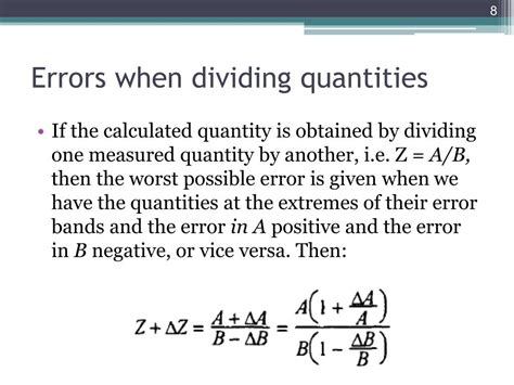 Ppt Lecture 9 Combination Of Errors Powerpoint Presentation Free