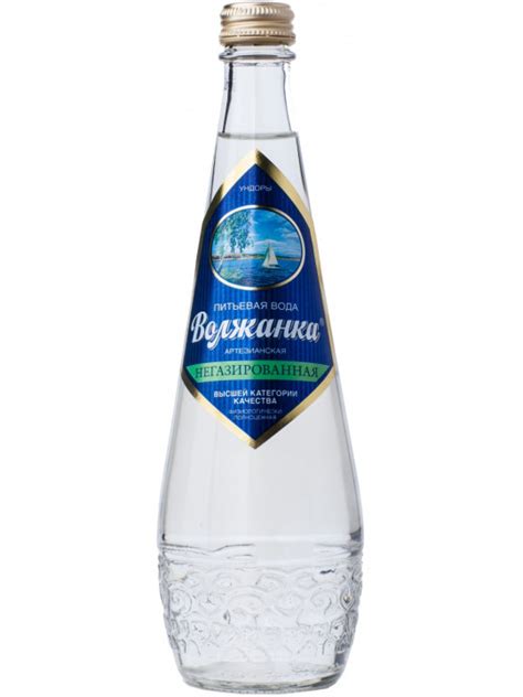 Вода Волжанка негазированная, в стеклянной бутылке 0.5 л цена, отзывы ...