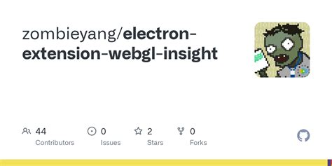 Github Zombieyangelectron Extension Webgl Insight