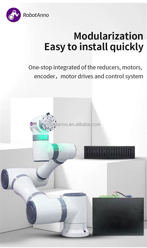 Robotanno 6 Axis Cobot Arm 5kg Payload And Video Inspection