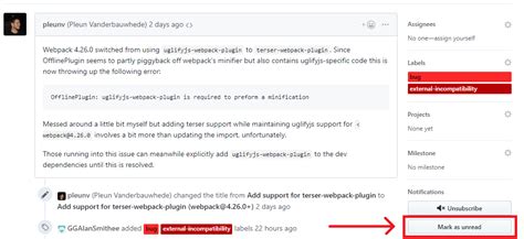 Notifications That Are Manually Marked As Unread Gets Removed When Pressing Mark All