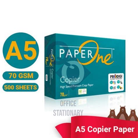 Jual Kertas Hvs A5 70gr 75 Gram Paperone Paper One 1 Karton 10 Rim