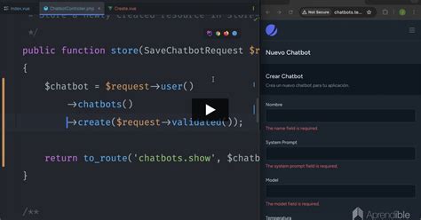 Lección 18 Crear Chatbots Chatbots Personalizados Con Laravel And Openai Aprendible