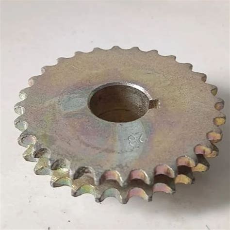 Forged 28 Teeth Mild Steel Duplex Chain Sprocket Wheel For Conveyor