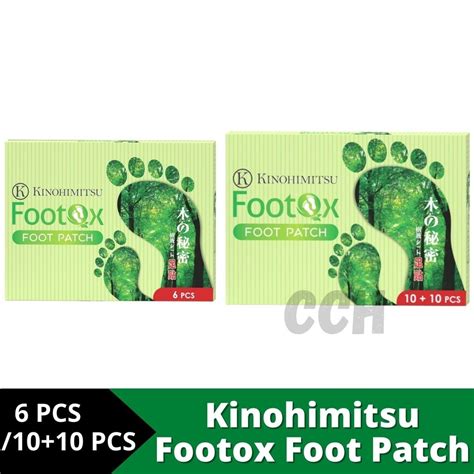 Kinohimitsu Footox Foot Patch 足贴 1010pcs 6pcs Shopee Malaysia