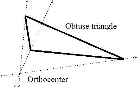 [free] Which Best Explains Why The Orthocenter Of An Obtuse Triangle Is