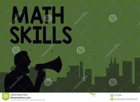 Conceptual Hand Writing Showing Math Skills Business Photo Showcasing Starting To Learn How To