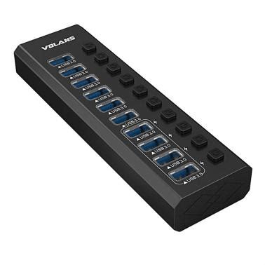 Volans Port Aluminum USB Hub With X Fast Charging Port VL HB S Msy Com Au