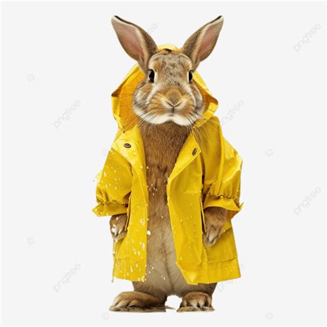 비옷을 입고 비옷을 입고 서 있는 토끼 비옷 귀엽다 토끼 Png 일러스트 및 이미지 에 대한 무료 다운로드 Pngtree
