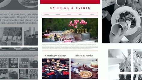 Catering Marketing Email Template