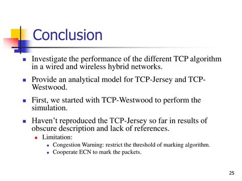 Ppt Tcp Schemes Investigation In Wired And Wireless Hybrid Networks