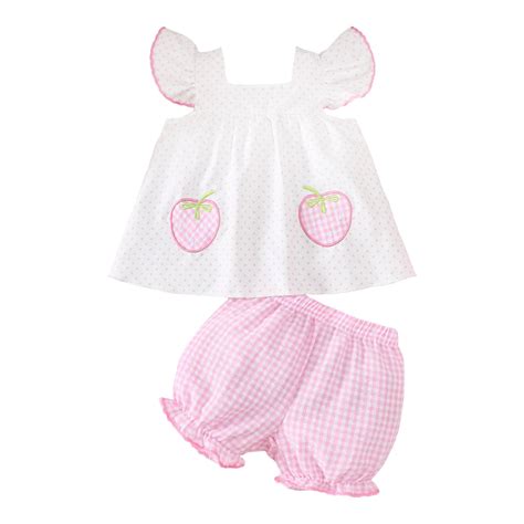 Eczipvz 18 Month Girl Clothes Infant Girl Clothes Romper Shorts Set