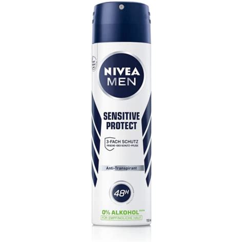 Nivea Men Sensitive Protect Deodorant Spray 150 Ml Antiperspirant
