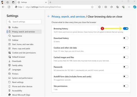 How To Enable Auto Delete Browsing History In Microsoft Edge OTechWorld