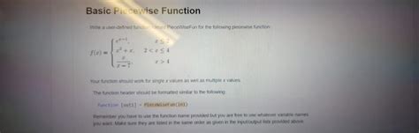 basic piecewise function we user defined und