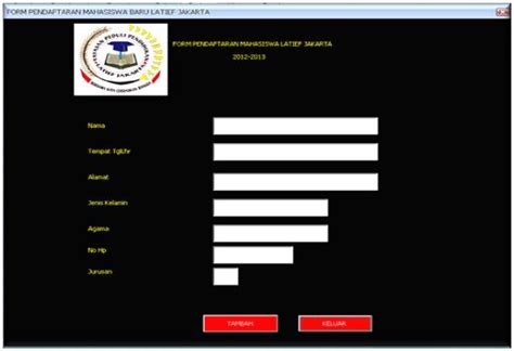 Aplikasi Input Data Siswa Menggunakan Macro Excel ~ Belajar Macro Bersama Wanda