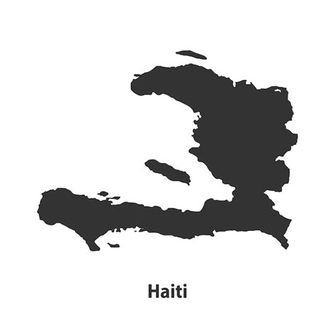 백색 배경 에 고립 된 국가 지도 프리미엄 벡터