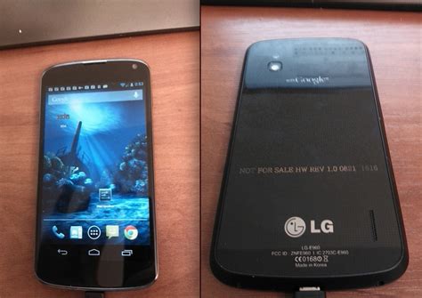 LG Nexus Pops Up Again Confirms 8GB Storage And No SD Android Community