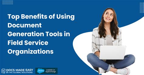 Salesforce Document Generation Tools Benefits In Field Service