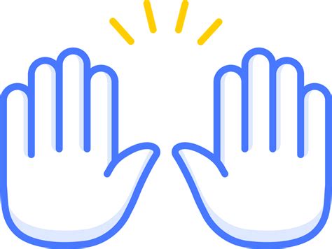 Hands Up Emoji