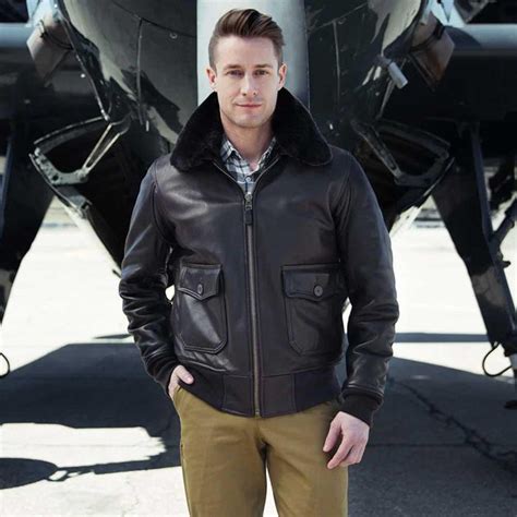 Cockpit Usa Mens Calfskin G 1 Flight Jacket Cockpit Bomber Jacket