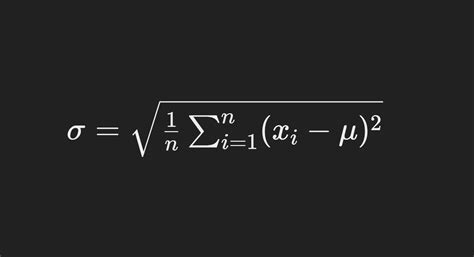 Deviazione Standard Cosè Calcolo Formula Ed Utilizzo