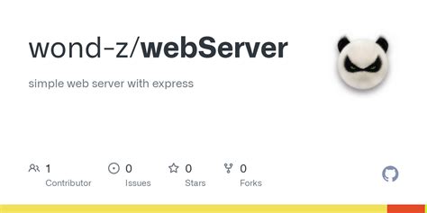 Github Wond Zwebserver Simple Web Server With Express