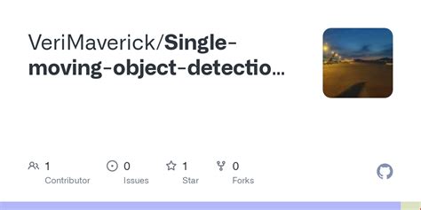 Github Verimavericksingle Moving Object Detection Based On Fpga