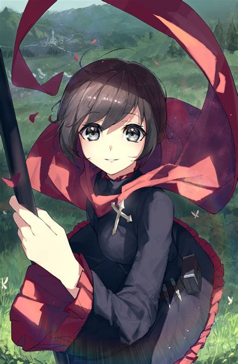 Safebooru 1girl Absurdres Black Dress Black Hair Cape Commentary Dress English Commentary