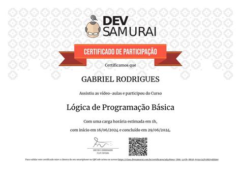 desenvolvimento js fullstack lógicadeprogramação devsamurai