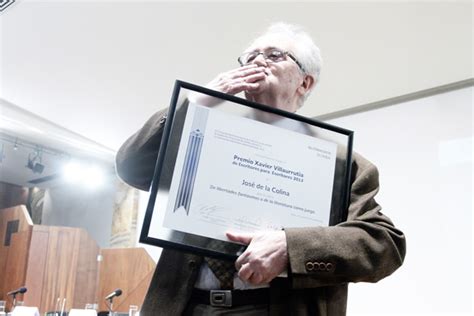 Chilango José De La Colina Recibe El Premio Xavier Villaurrutia