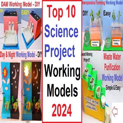 Top 10 Innovative Science Project Working Models For Science Exhibition 2024 Science Projects