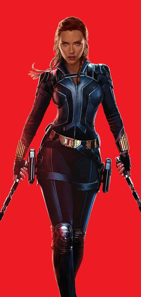 1080x2270 Resolution Scarlett Johansson As Natasha Romanoff 4k Black
