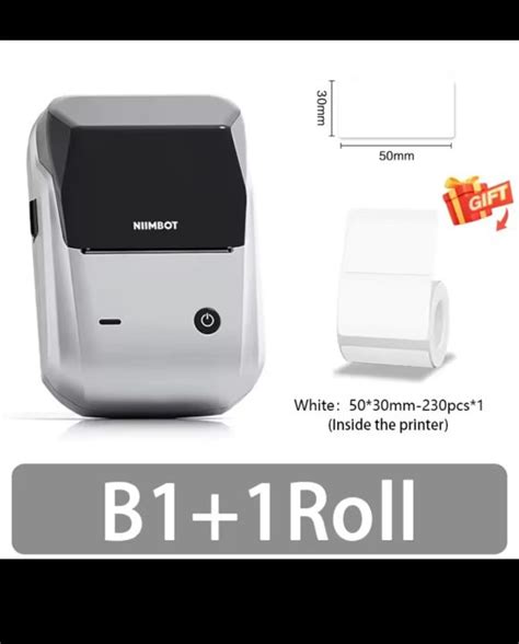 Nimbot B1 Portable Label Printer Wireless Handheld Thermal Printers For