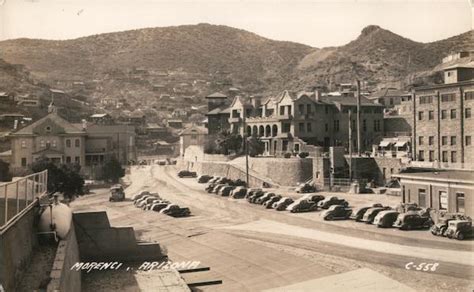 Street Scene Morenci AZ Postcard