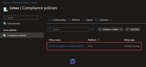 Create Linux Compliance Policy In Intune For Devices And Users