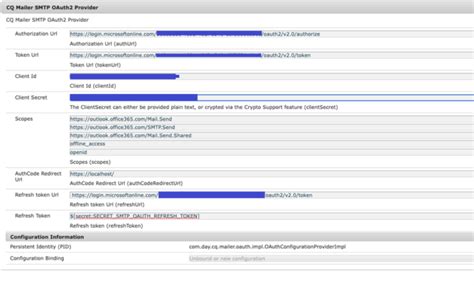 Smtp Integration With Aemaacs Over Oauth 20 Aem Concepts Aem Tutorial Aemaacs