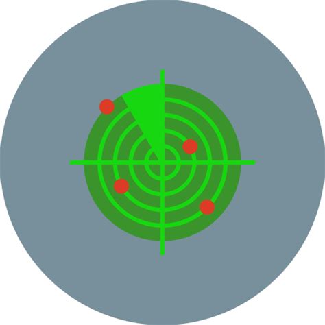 Radar Generic Color Fill Icon