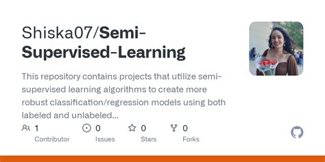 Github Shiska07semi Supervised Learning This Repository Contains Projects That Utilize Semi
