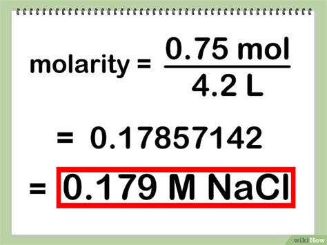 Molarity Formula How To Calculate Molarity With Examples