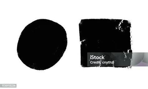 손으로 그린 브러시 스트로크는 배지 라벨 및 로고입니다 더러운 예술적 디자인 요소 벡터 일러스트레이션 0명에 대한 스톡 벡터 아트 및 기타 이미지 Istock