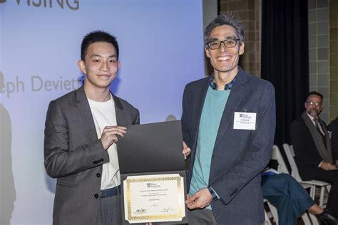 recognizing joe devietti faculty advising award recipient computer