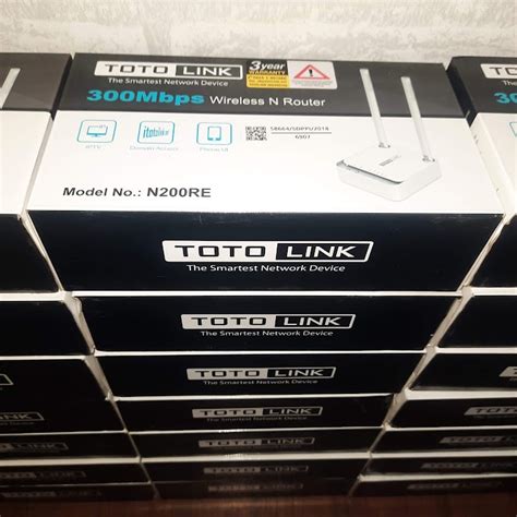 Jual Router Totolink N200RE Premium Wireless Wifi Dual Band 2 Antena Toto Link Kardus Only